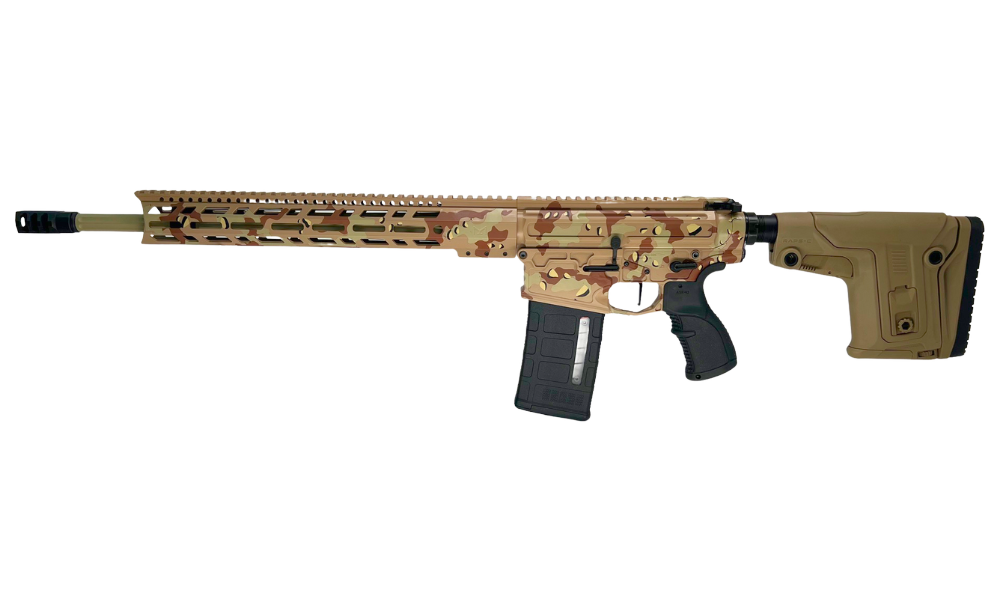 FTD-10 CUSTOM 18" .308 WIN FLUTED - CHOCO CHIP CAMO - Core Elite Operations