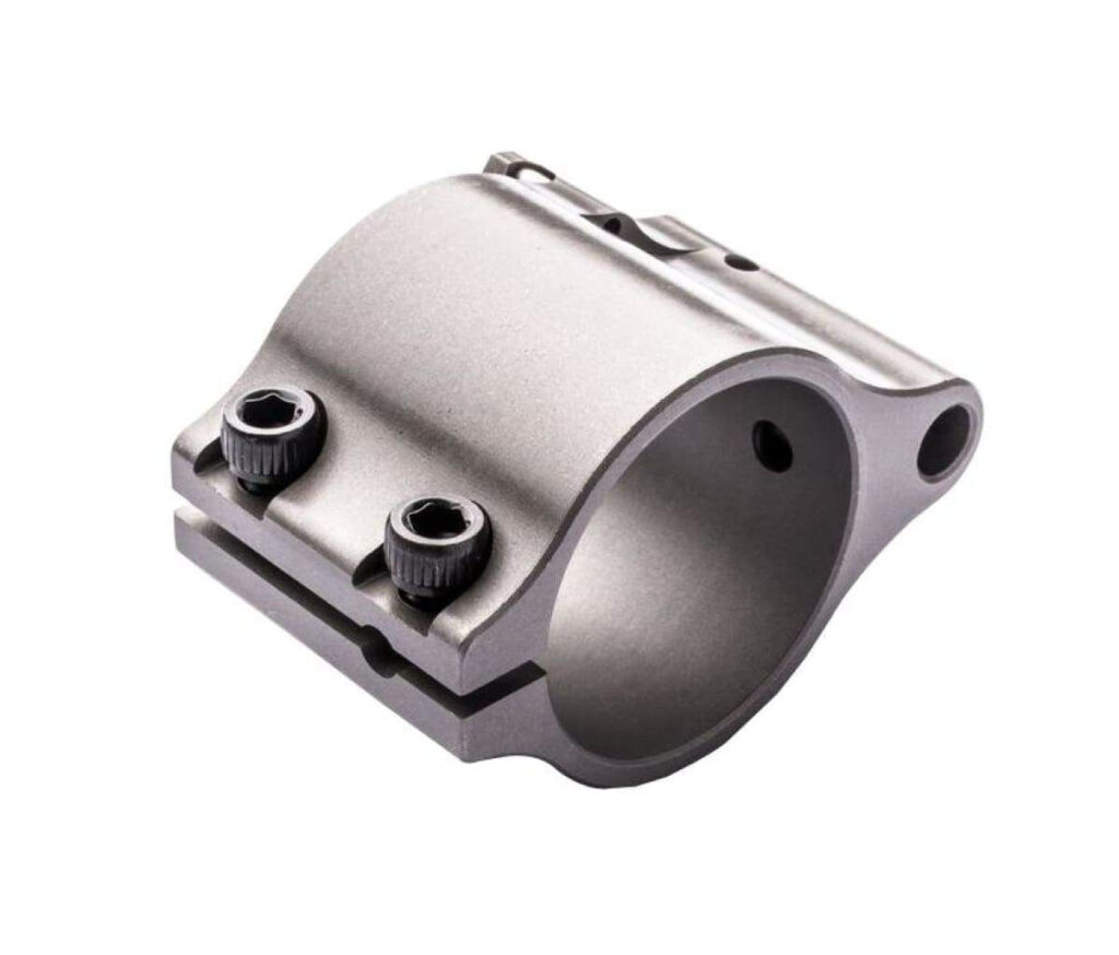 SUPERLATIVE ARMS .936" ADJUSTABLE GAS BLOCK - CLAMP ON STAINLESS STEEL ...